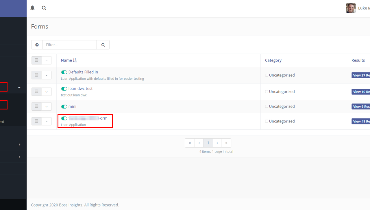 Application Form Design
